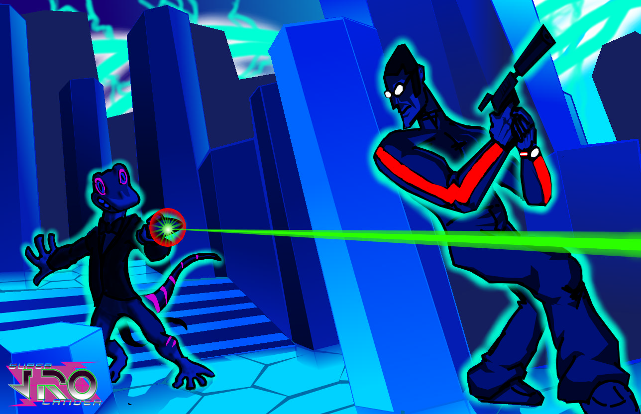 Agent vs Gex by superJROlander on DeviantArt
