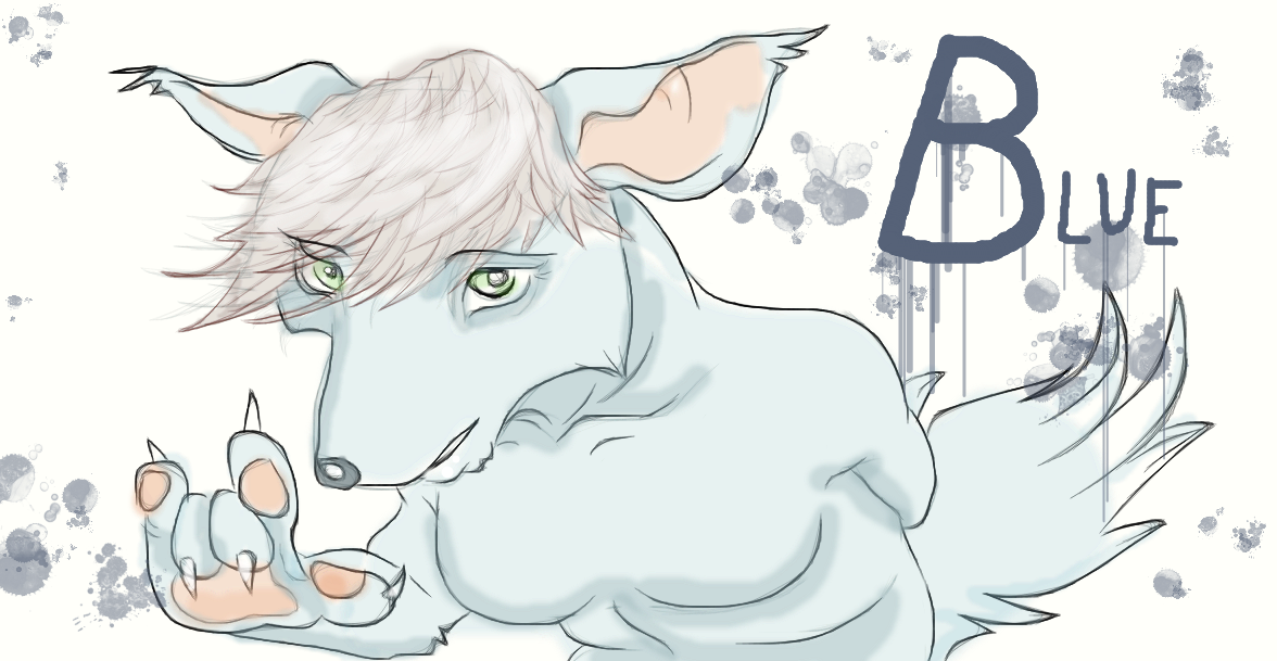 Blue - Furry by SusuSketches on DeviantArt