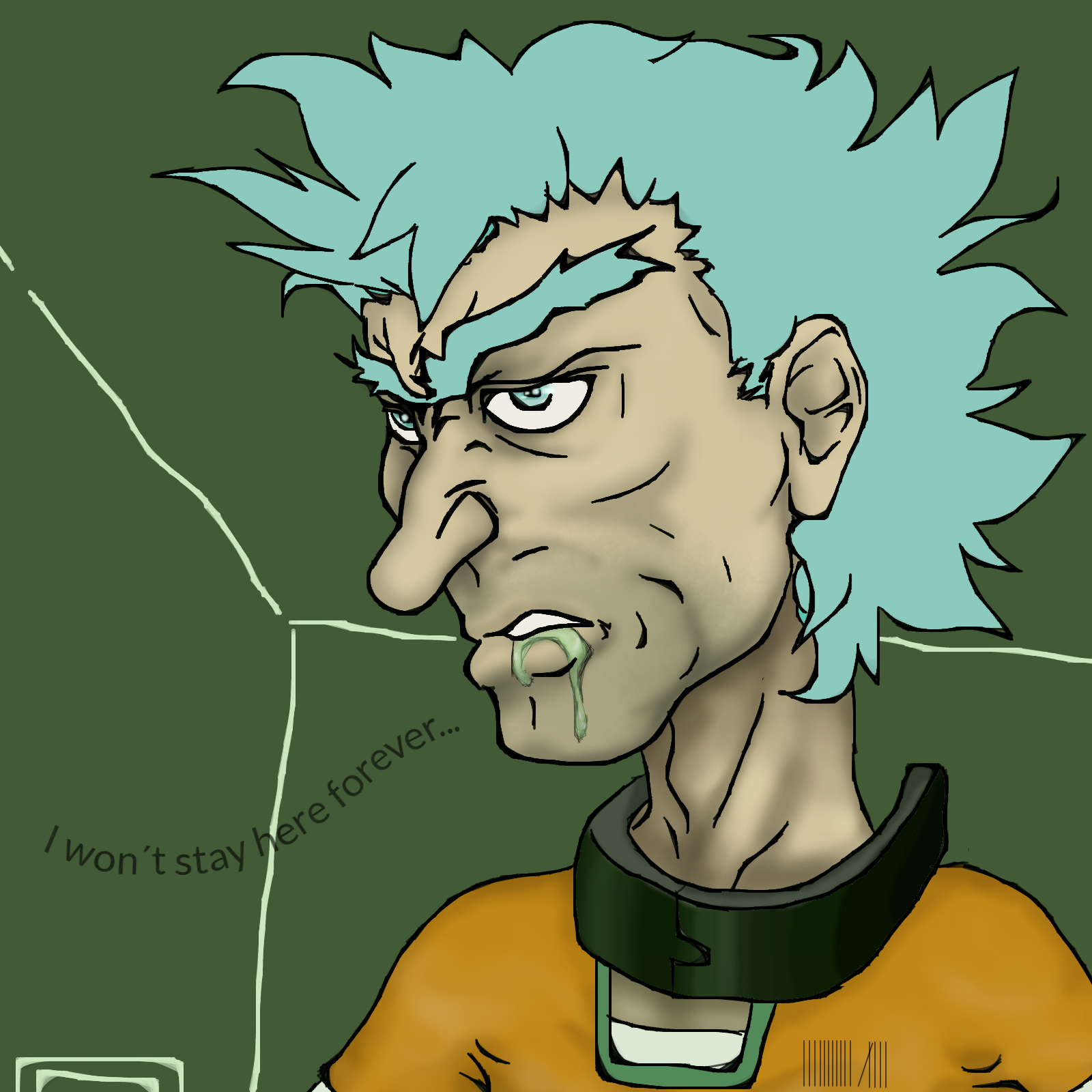 Rick in Space-jail / Fanart by SusuSketches on DeviantArt