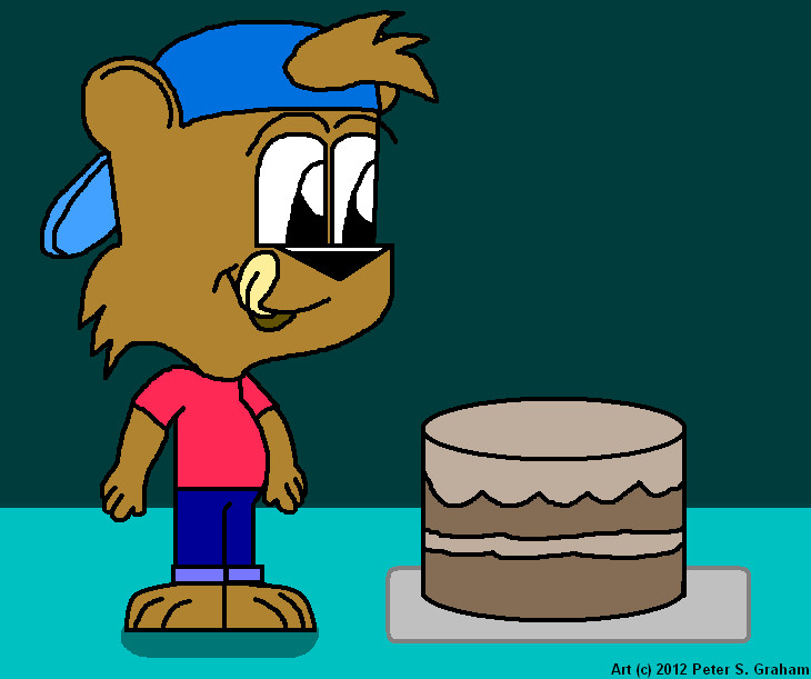 Tony and the chocolate cake by CherryToons on DeviantArt
