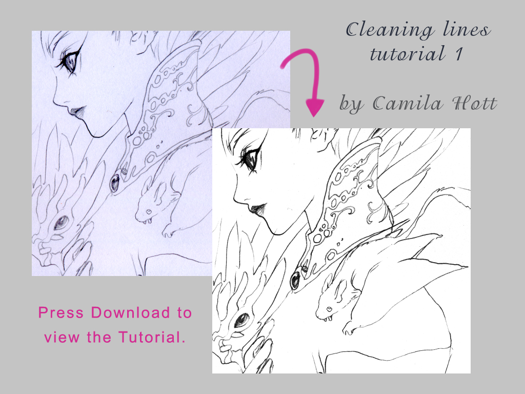 cleaning lines tutorial 1 by C4mi on DeviantArt