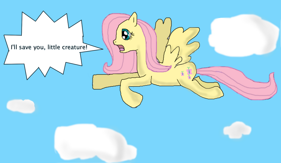 Fluttershy to the rescue!!!! by xXBlueRazXx on DeviantArt