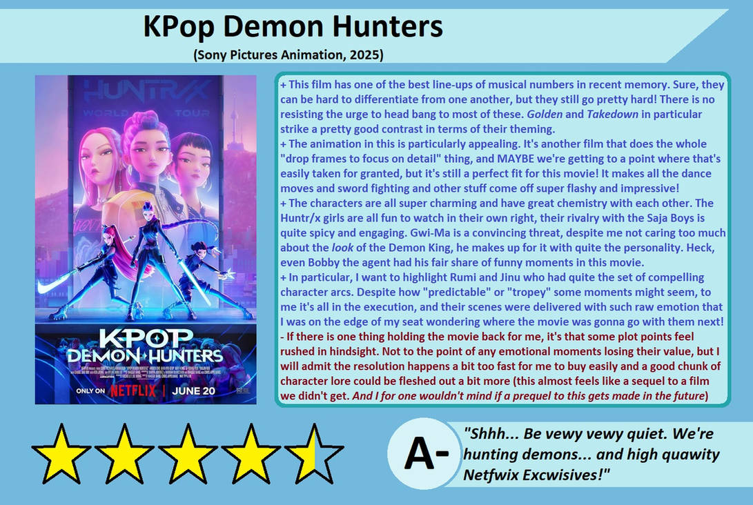 Quick Thoughts-KPop Demon Hunters by JIMATION on DeviantArt