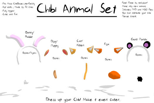 Animals - Tails on MMD-Mall - DeviantArt