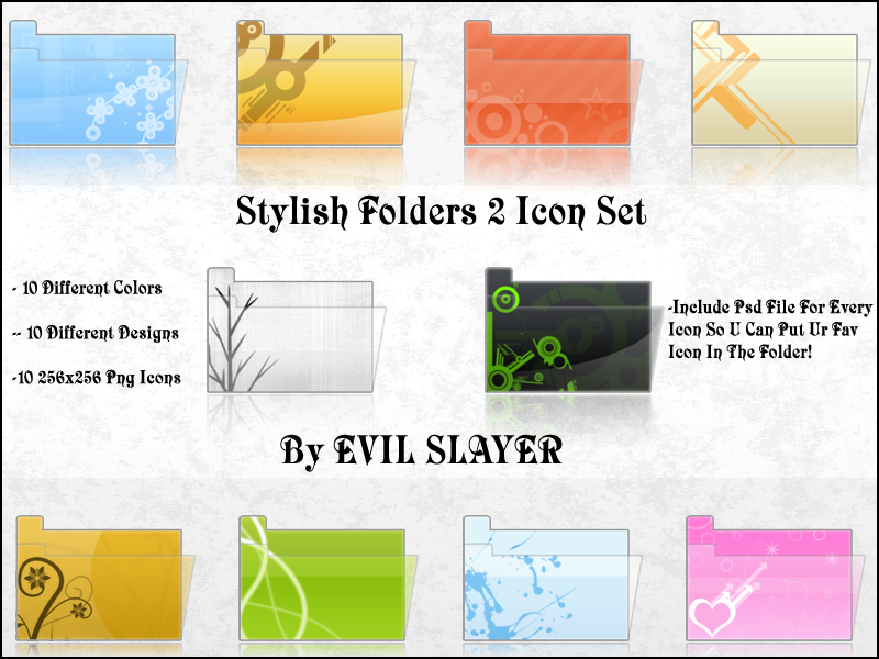 Stylish Folders 2 Icon Set by Evil-Slayer on DeviantArt