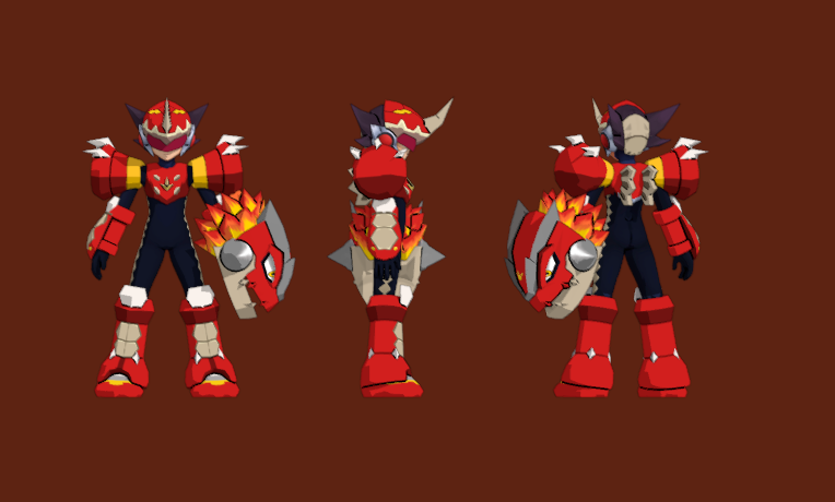mega man star force 2 Fire Saurian by NightKnighttt on DeviantArt