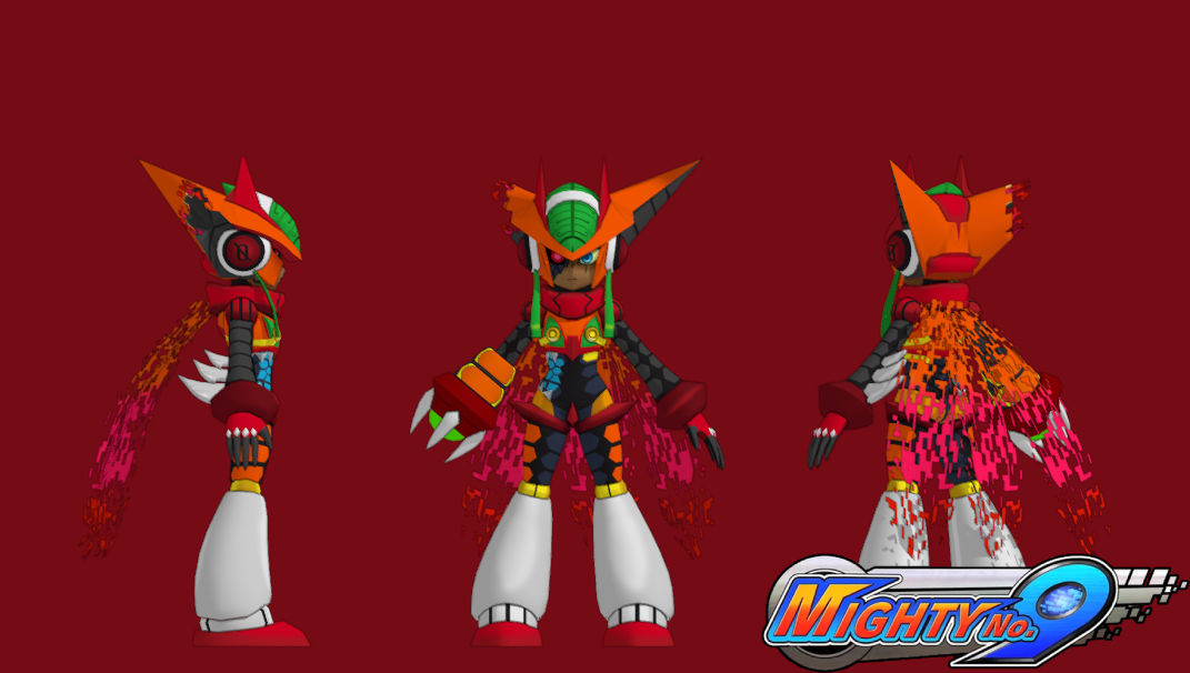 Megaman x dive x Mighty No 9 Ray by NightKnighttt on DeviantArt