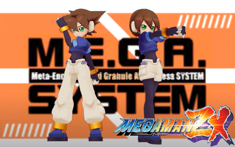 Mega Man X DiVE Aile and Vent by NightKnighttt on DeviantArt