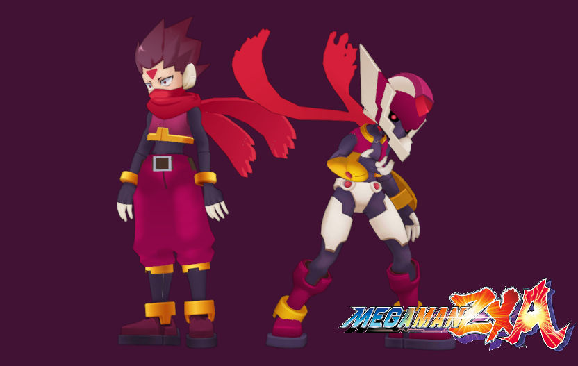 Megaman X Dive zxa (MMZXA) Siarnaq Model P by NightKnighttt on DeviantArt