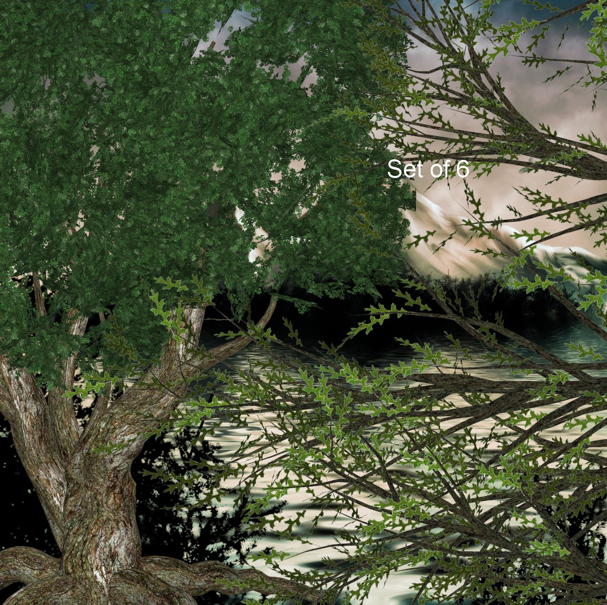 Tree Mix part 2 by oldhippieart on DeviantArt