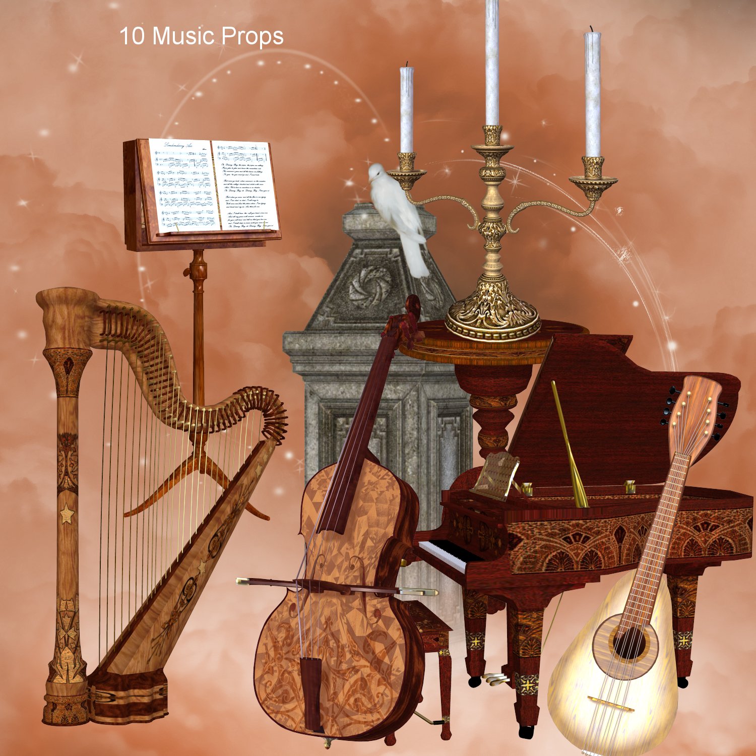 Music Props by oldhippieart on DeviantArt