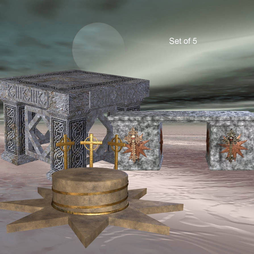 Altars by oldhippieart on DeviantArt