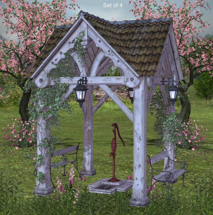 Old Fashioned Pump House by oldhippieart on DeviantArt
