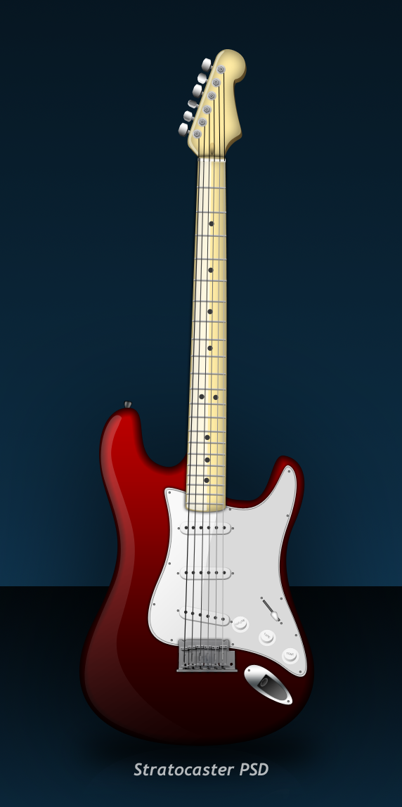 Fender Stratocaster PSD - 2 by Antscape on DeviantArt