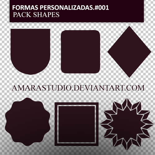 Formas personalizadas.#001 by AmaraStudio on DeviantArt