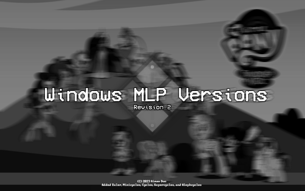 Windows MLP Versions R2 by aimandon on DeviantArt