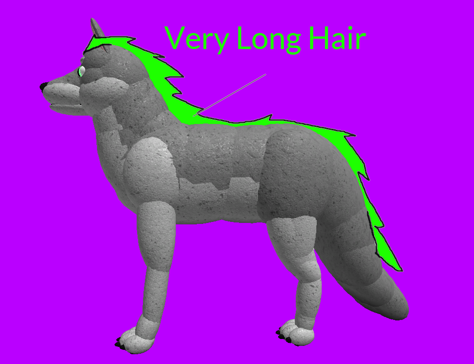 Wolves life 3 things ideas:new hair:very long hair by Zeira-Wolf on ...