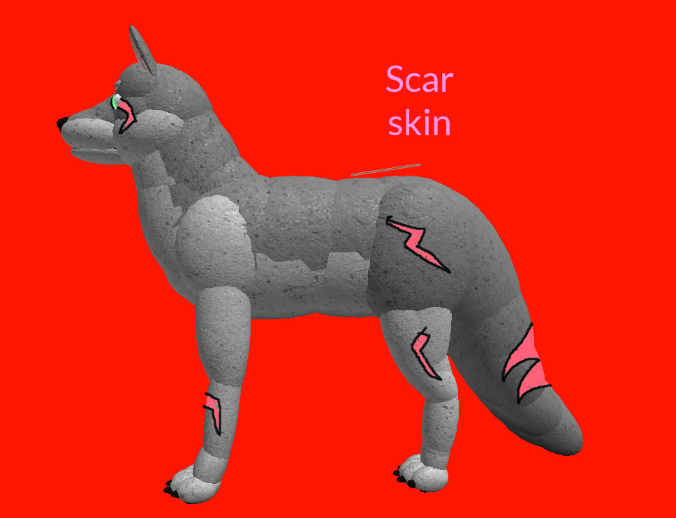 Wolves life 3 things ideas : scar skin by Zeira-Wolf on DeviantArt