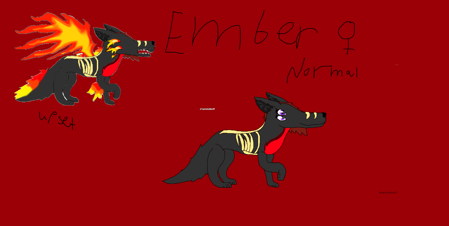 Ember reference sheet by Zeira-Wolf on DeviantArt
