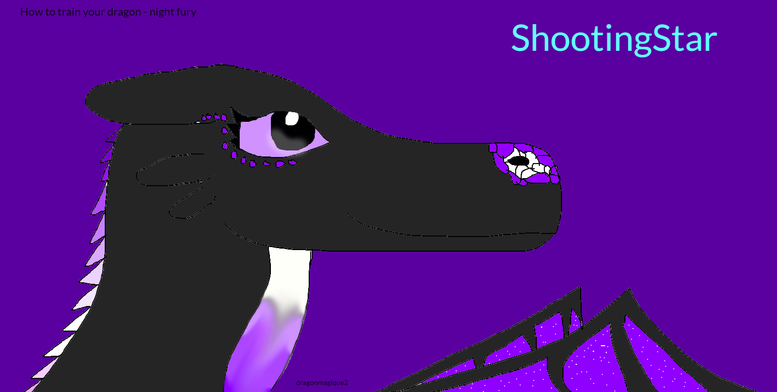 ShootingStar - female night fury by Zeira-Wolf on DeviantArt