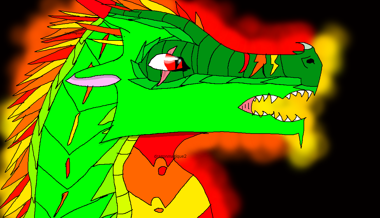 FireFly dragon side by Zeira-Wolf on DeviantArt