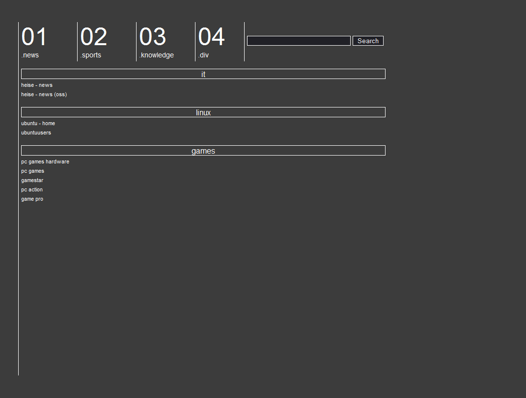 Firefox Layout No1 - Startpage by BrandonKeanu on DeviantArt