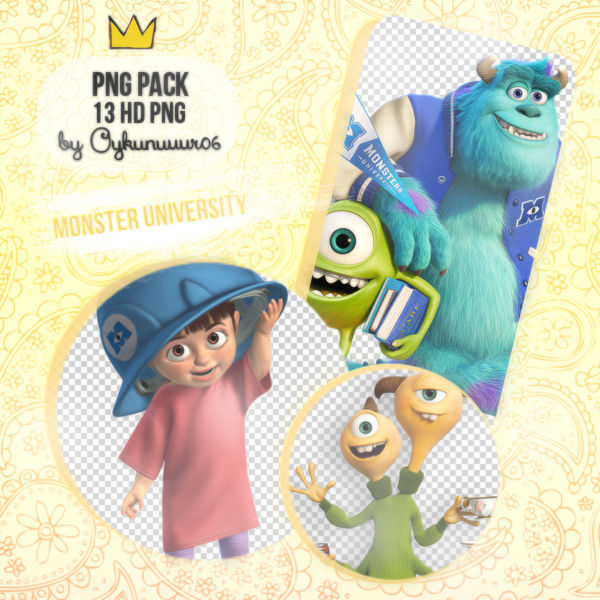 Monsters University Png Pack. :3 by Oykunuuur06 on DeviantArt