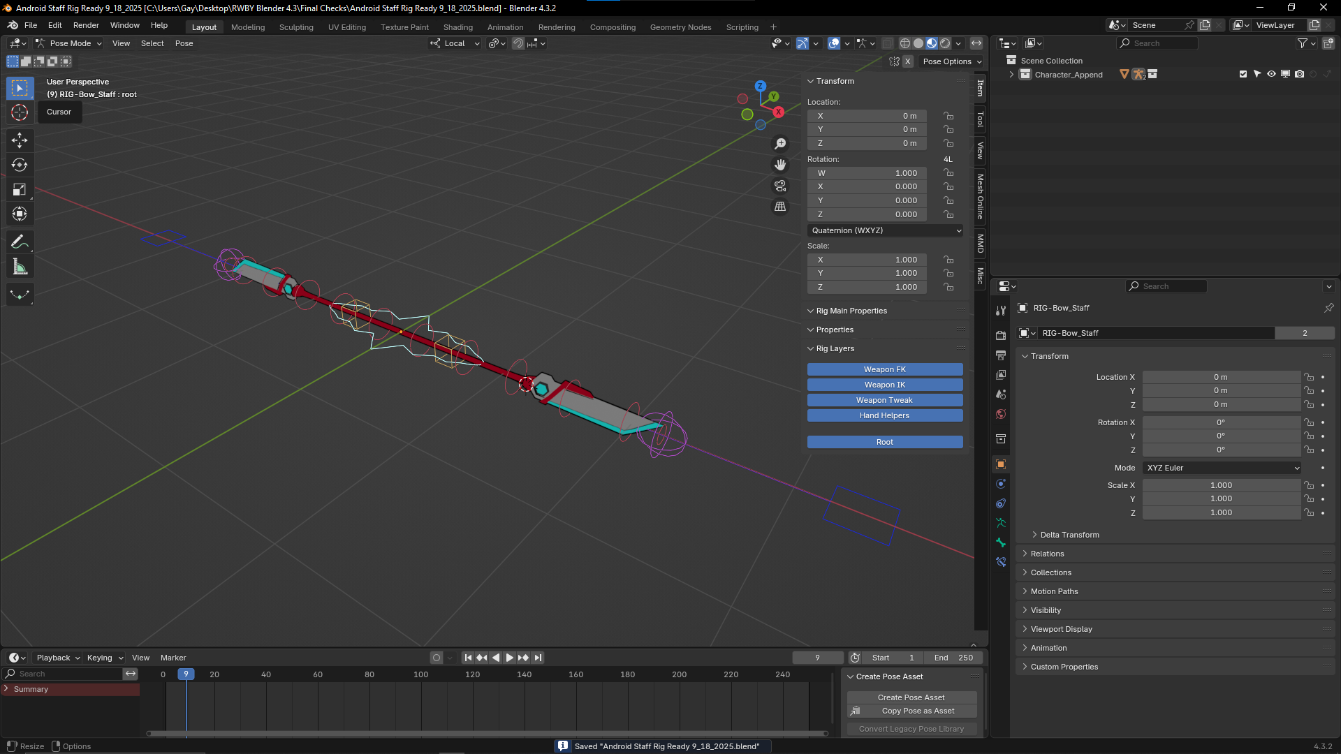 Android Staff Animation Ready Rig 9-18-2025 by RWBYreRigged on DeviantArt