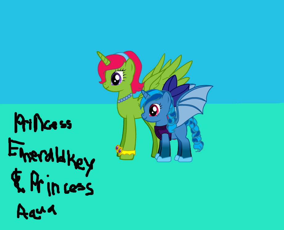 Princess Emerald Key and Princess Aqua by GenerosityHeart on DeviantArt
