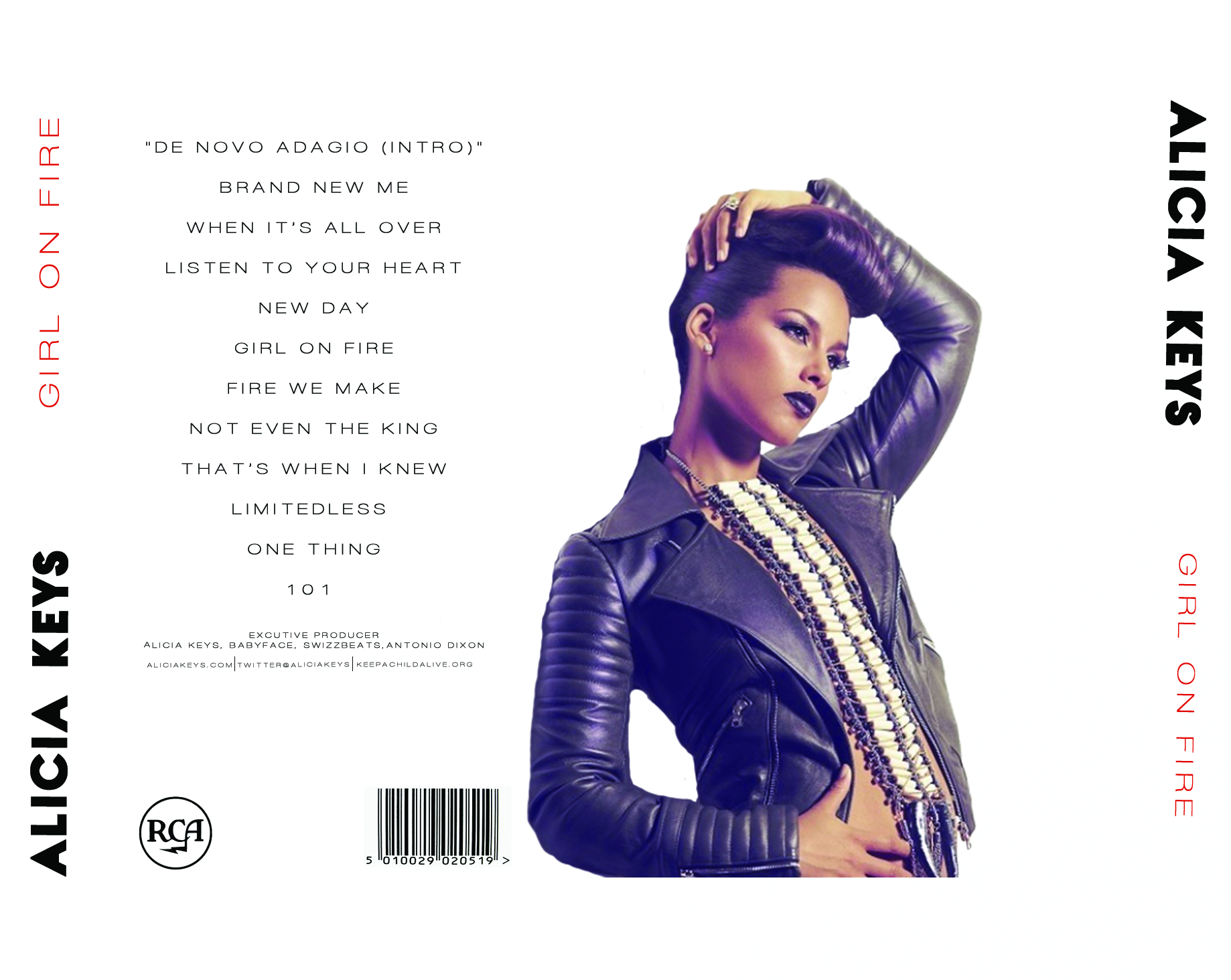 Alicia Keys Album Cover Girl On Fire