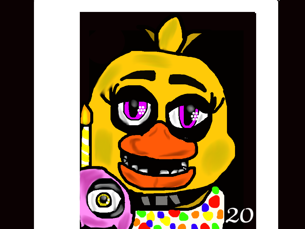 Chica (Fnaf unc Roster picture made by me) by MidnightThefoxwolf on ...
