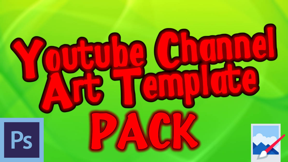 Youtube Channel Art Template Pack by MaxPesky on DeviantArt