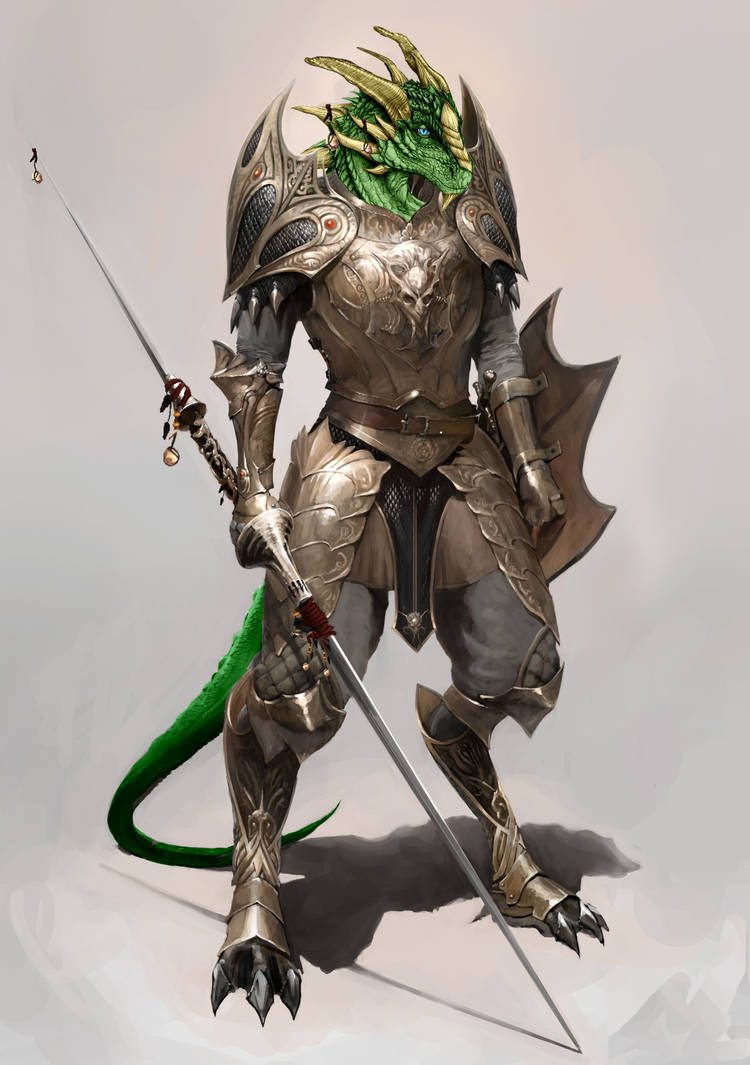 Lizardfolk Shaman war priest by Zalatos on DeviantArt