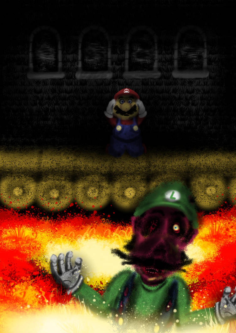 I Hate You Luigi Art By Me By Zeebruv On Deviantart