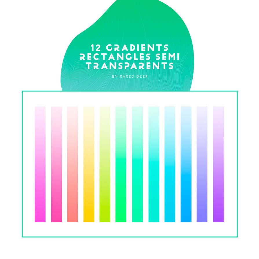 RENDERS GRADIENTS RECTANGLES by rared deer by Rareddeer on DeviantArt