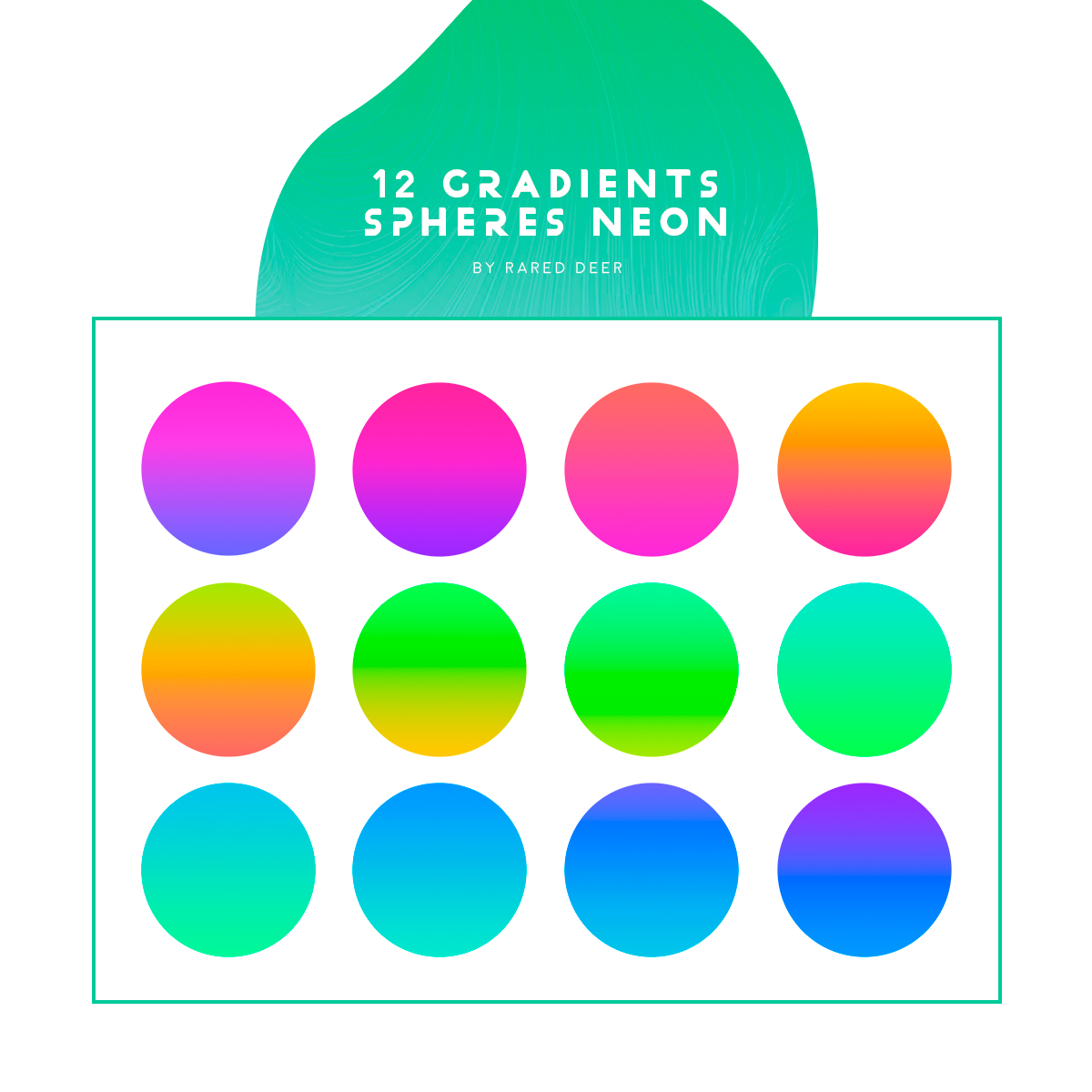 RENDERS GRADIENTS SPHERES NEON 1 by rared deer by Rareddeer on DeviantArt