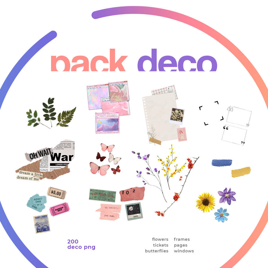 DECO PACK PNG by rared deer by Rareddeer on DeviantArt