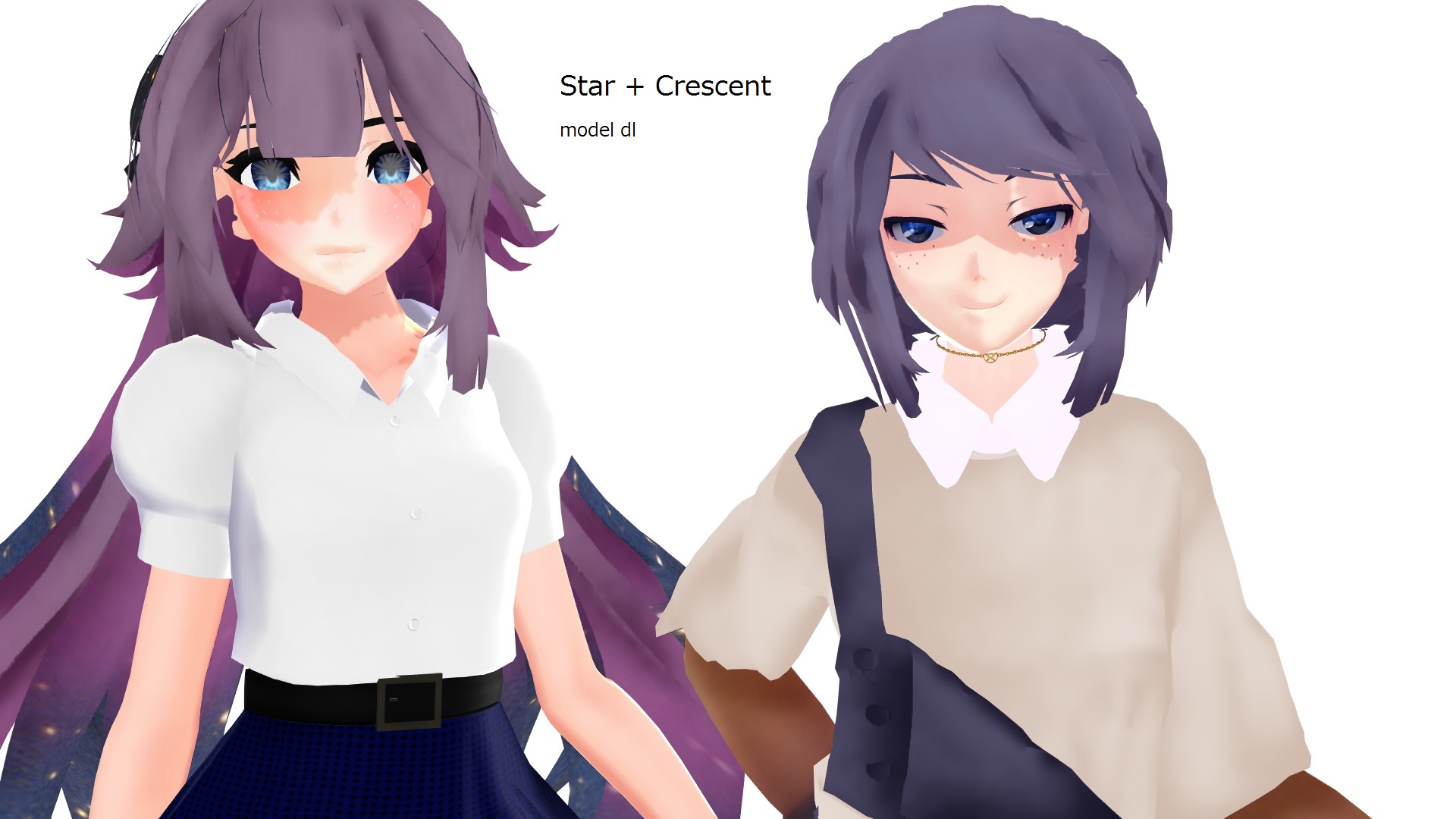 [mmd] Crescent and Star DL! by Chivers666 on DeviantArt