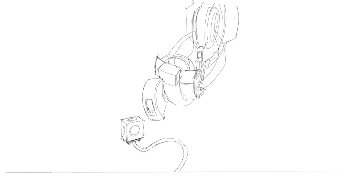 GLaDOS test animation- cube by Tapwing on DeviantArt