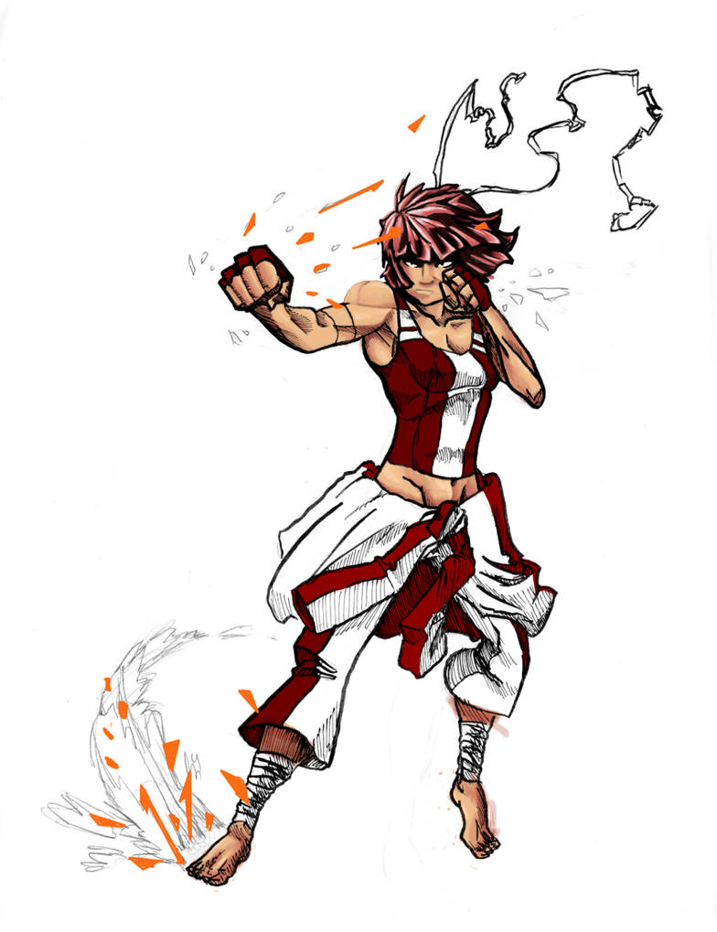 FighterGirl_painting in process by mivado123 on DeviantArt