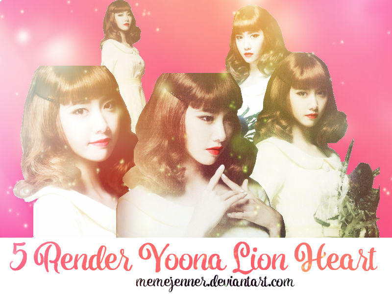 5 Render YoonA Lion Heart by Meme-Jenner on DeviantArt