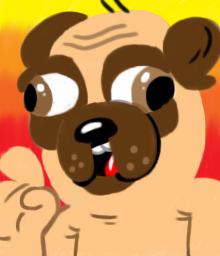 Pug photoshop test by Wazzaldorp on DeviantArt