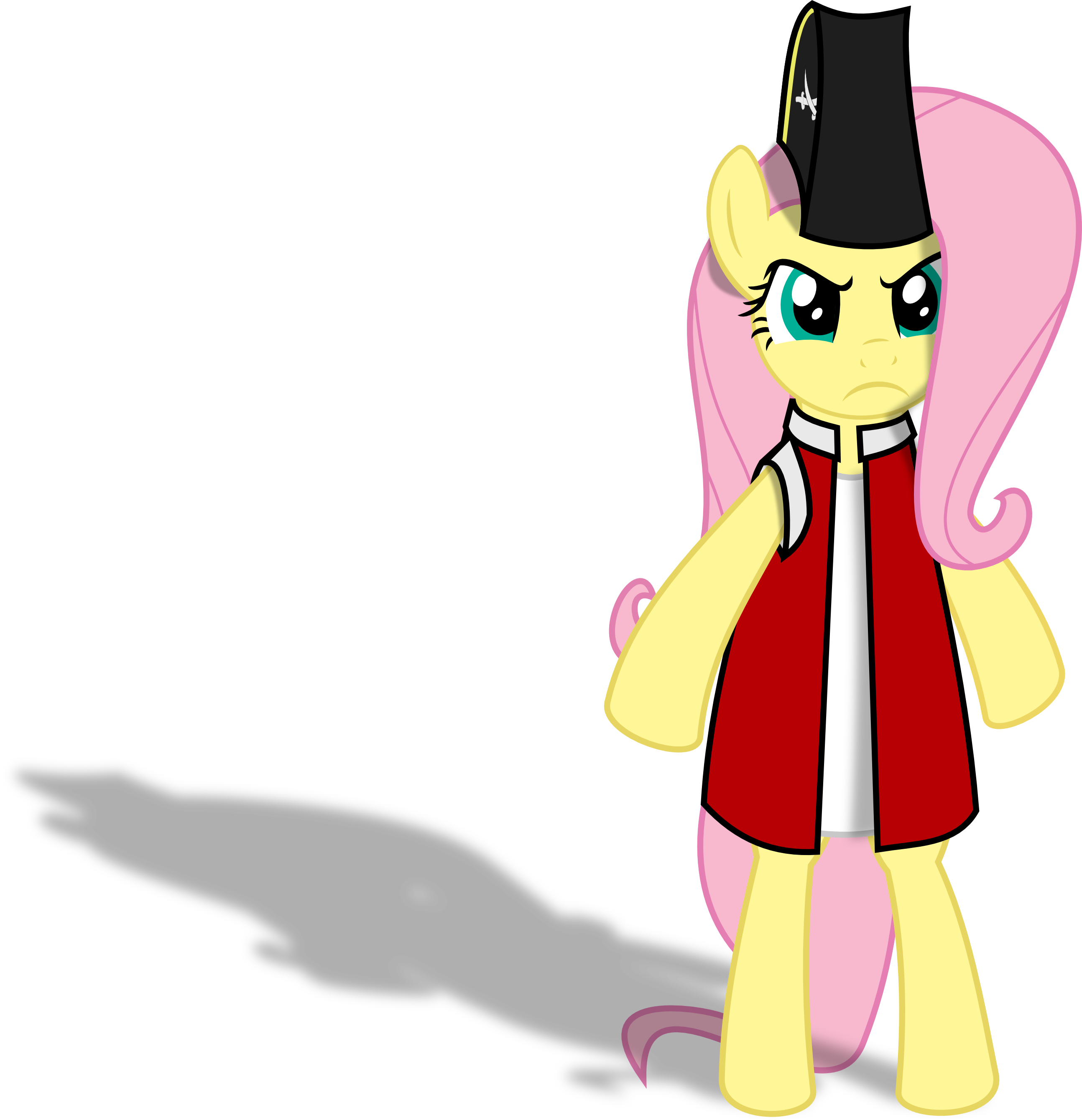Captain Fluttershy saying -What- by Albert238391 on DeviantArt