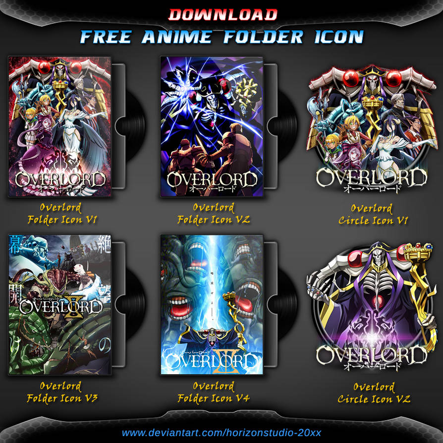 Overlord Folder Icon Pack by HorizonStudio-20xx on DeviantArt