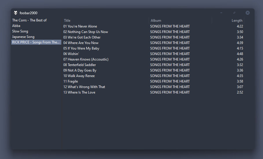 Simple Nord Color Foobar2000 by evebon on DeviantArt