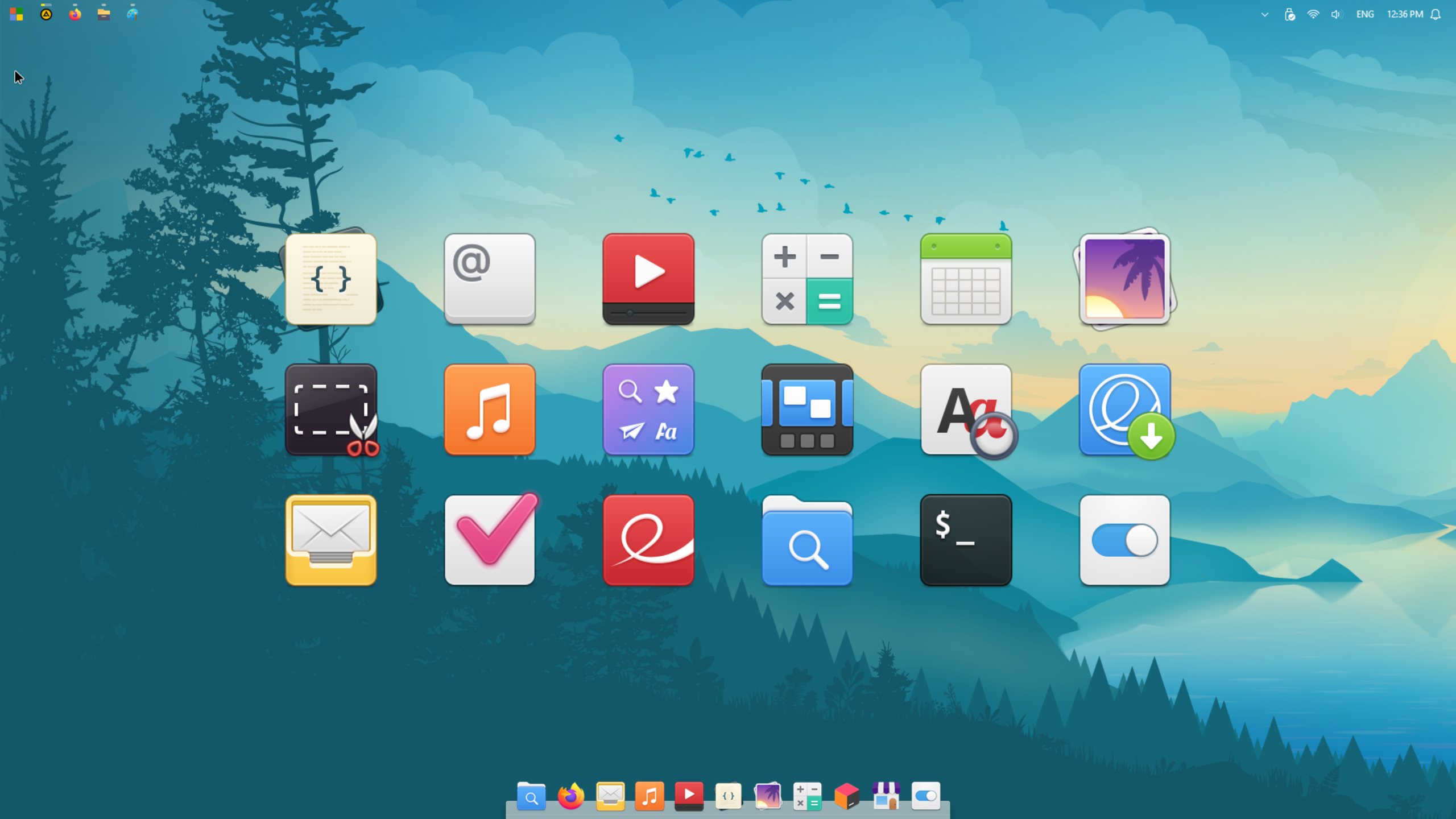 Elementary dock (new icons) for Winstep Nexus by evebon on DeviantArt