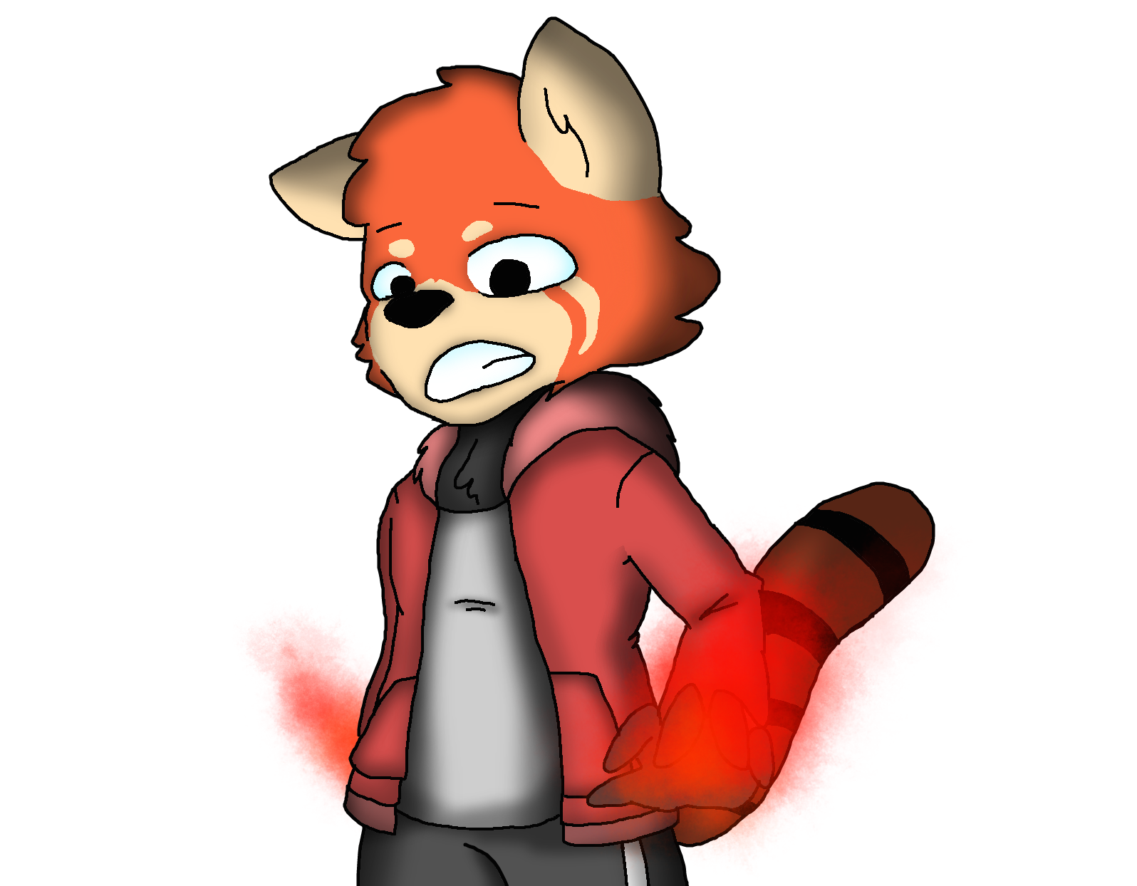 Joey with Powers Colored by JoeyRedPanda on DeviantArt