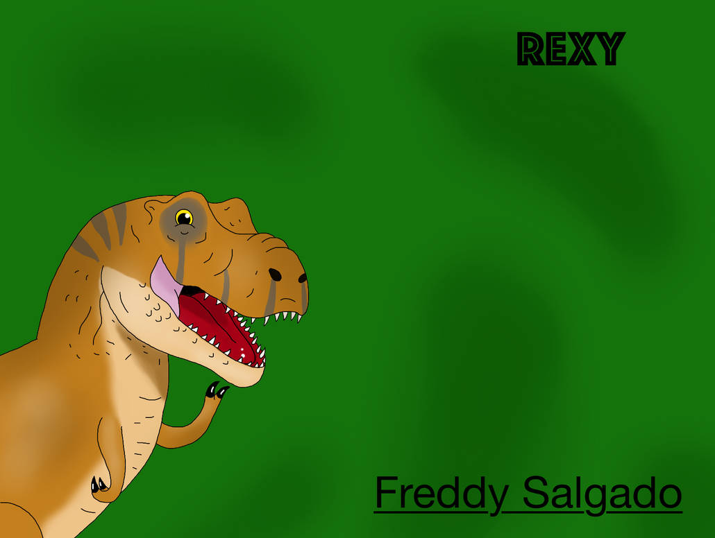 Rexy drawing by Freddygbaf on DeviantArt