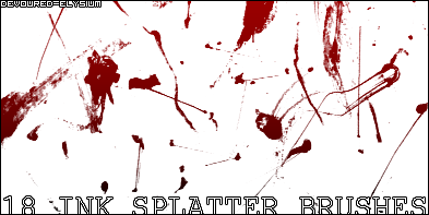 ink splatters - set 1 by devoured-elysium on DeviantArt