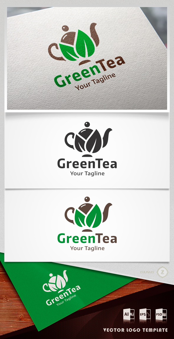 Free logo template. Tea Logo Template by BigKindCat on DeviantArt